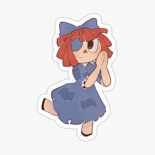 "Ragatha The amazing Digital circus sticker" Sticker by Stinkymuffins ...