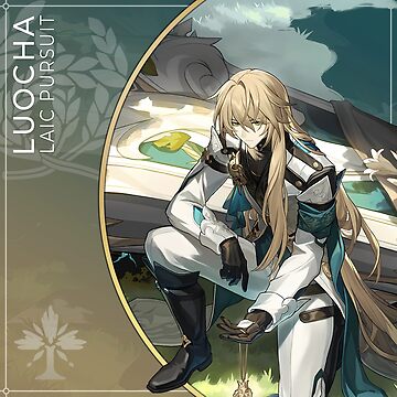 "Luocha Honkai Star Rail" Sticker for Sale by dudu-inpajamas | Redbubble