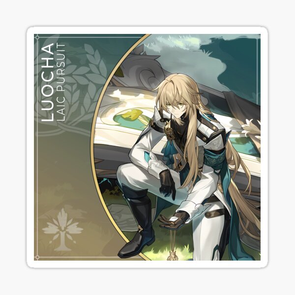 "Luocha Honkai Star Rail" Sticker for Sale by dudu-inpajamas | Redbubble