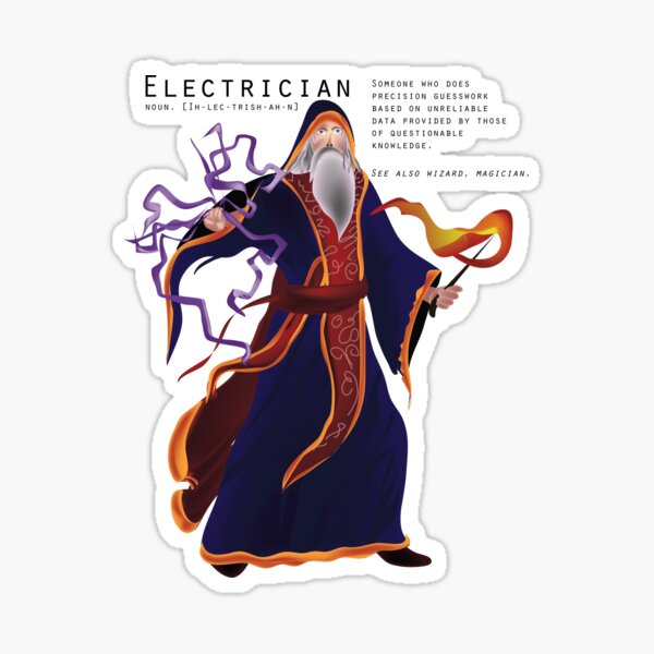 Electrician Stickers | Redbubble