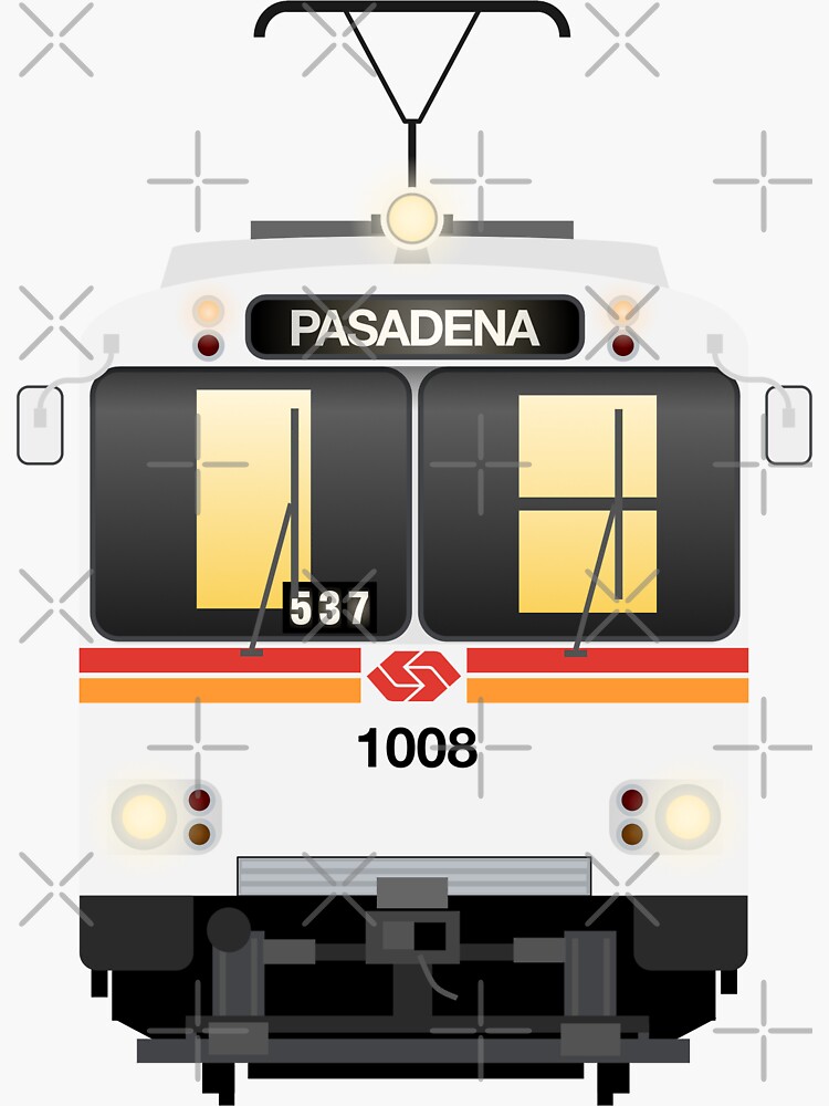 "Los Angeles Metro Rail Siemens-Düwag U2 Train (Fictional SCRTD Stripes ...