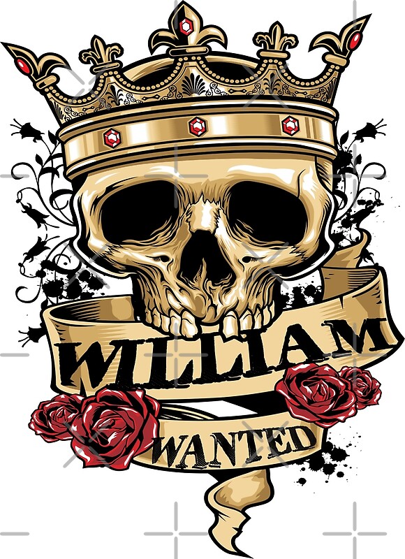 "William Skull Wanted" by ProjectX23 | Redbubble