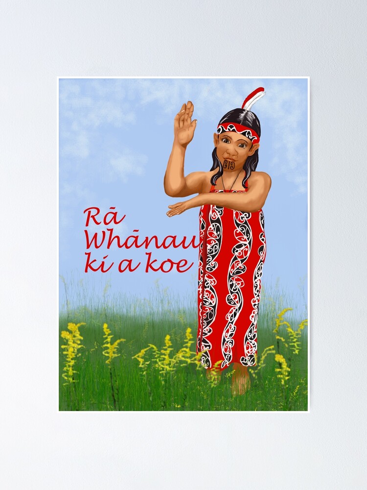 "Ra Whanau Ki a koe, Happy birthday to you, " Poster for Sale by carole ...