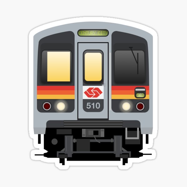 "Los Angeles Metro Rail Breda A650 Train (Fictional SCRTD Stripes ...