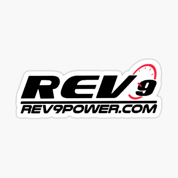 "Rev9 Power" Sticker for Sale by someonethatdied | Redbubble