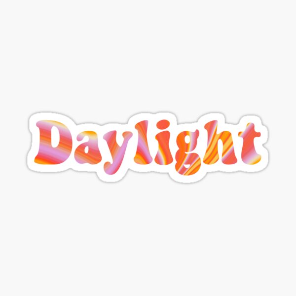 "Daylight Sticker " Sticker for Sale by beagreenart | Redbubble
