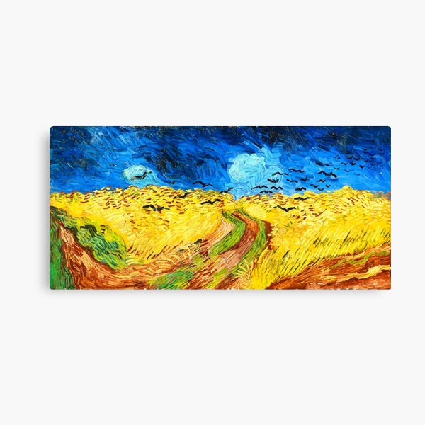 "Van Gogh Wheatfield with Crows Fine Art" Canvas Print for Sale by ...