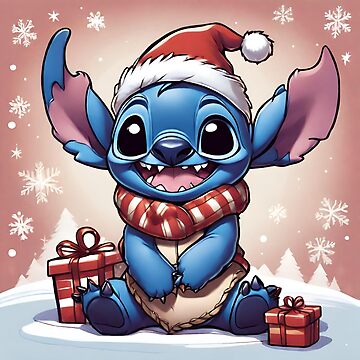 "Cute stitch christmas" Sticker for Sale by ArtPremium | Redbubble