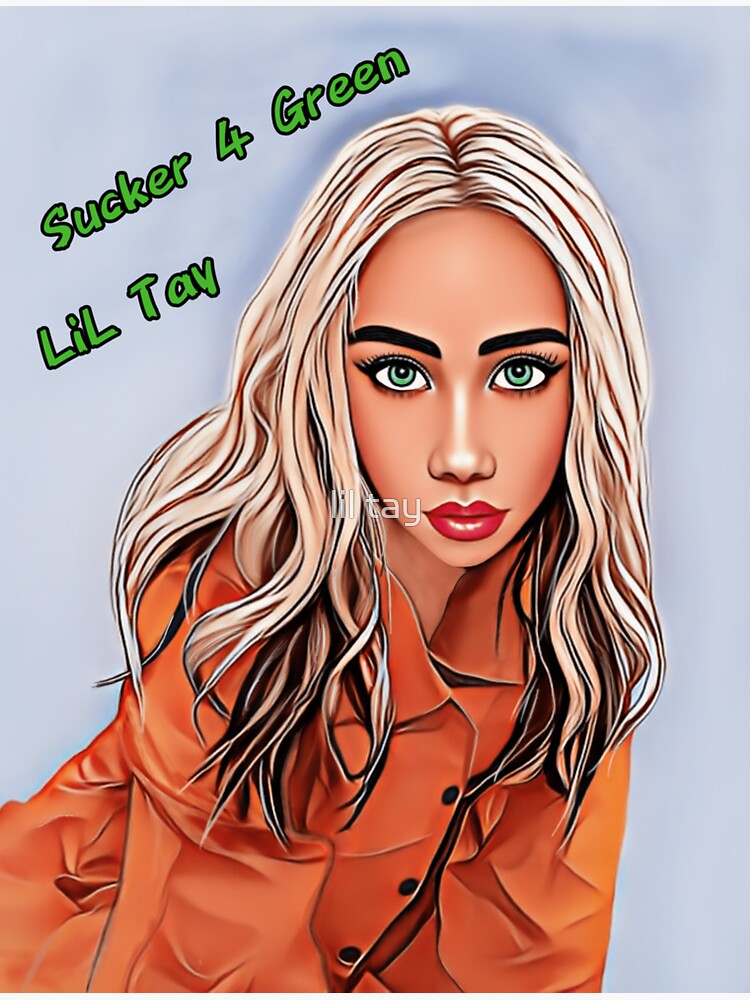 "LiL Tay brings you Sucker 4 Green from the music video" Sticker for ...