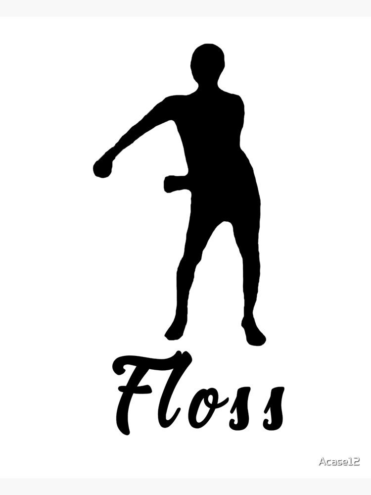 "Floss Dance" Poster by Acase12 | Redbubble