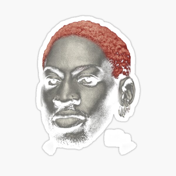 "Mr. Dennis Rodman" Sticker for Sale by tanbaobu | Redbubble