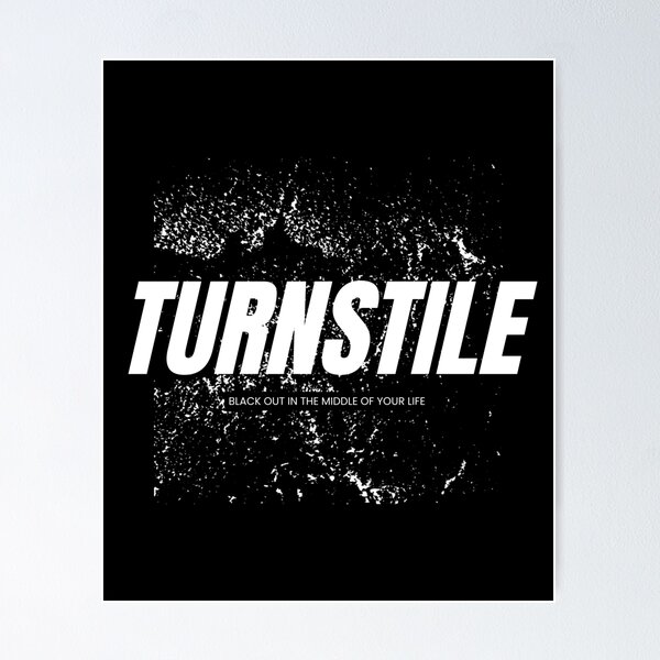 "TURNSTILE BAND" Poster for Sale by NaieN-PNG | Redbubble