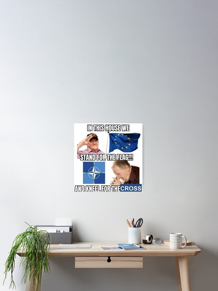 "Nafo meme" Poster for Sale by The Lone vendor | Redbubble