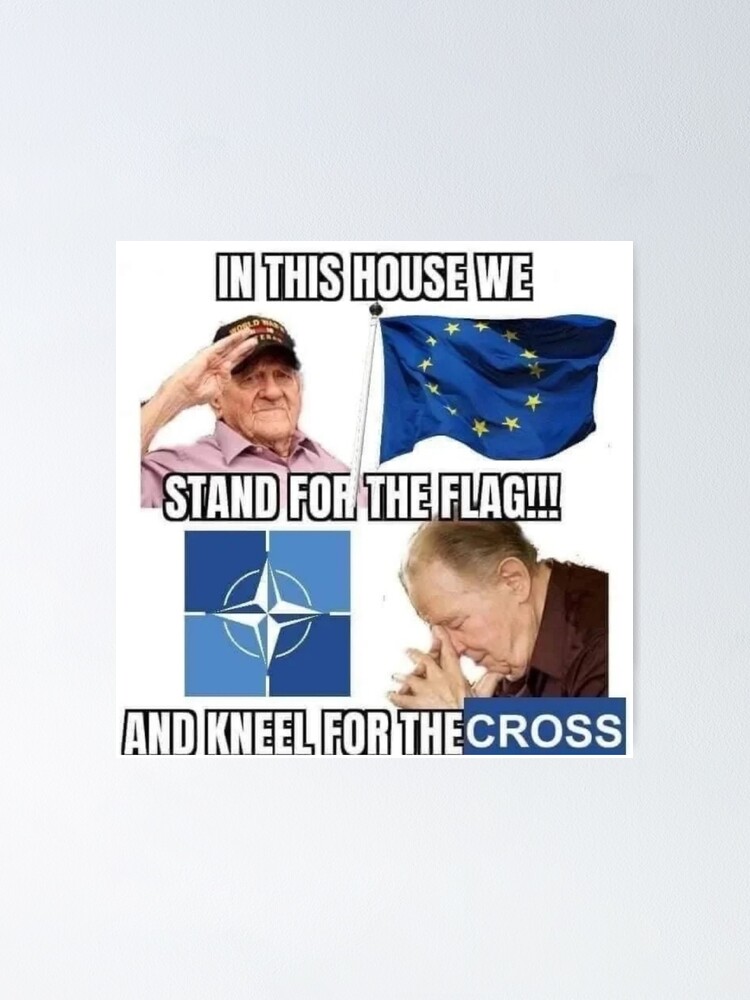 "Nafo meme" Poster for Sale by The Lone vendor | Redbubble