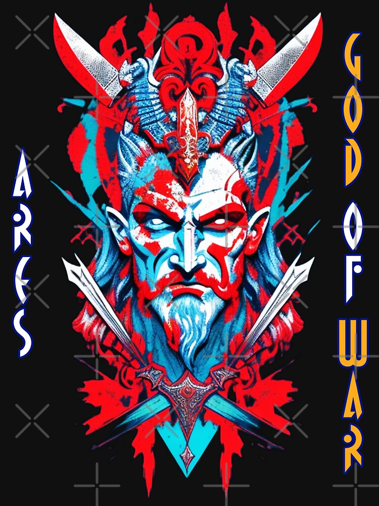 "Ares Fierce Greek God of War from Olympus" Essential T-Shirt for Sale ...
