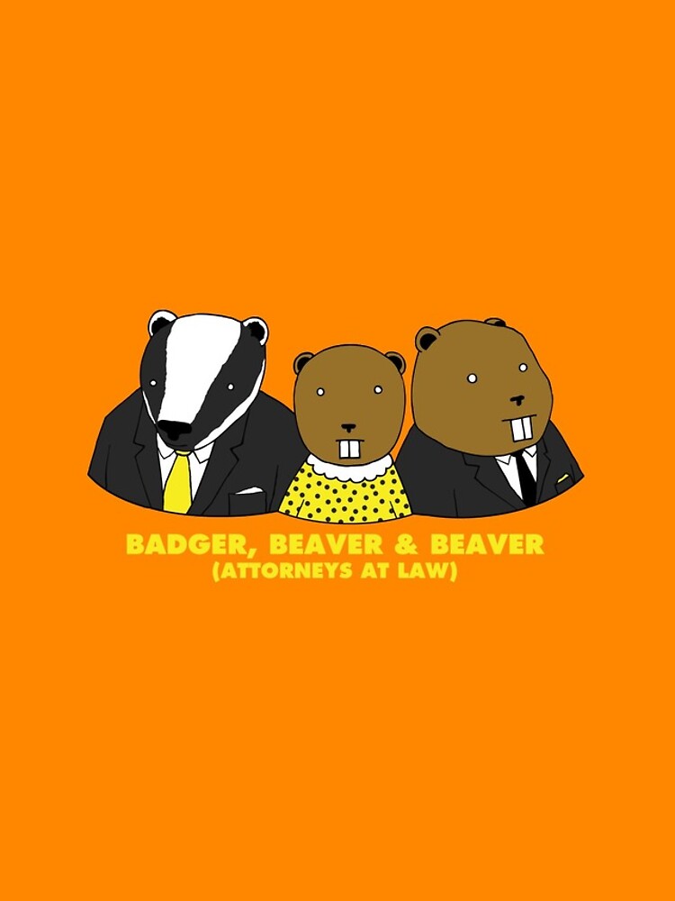 "Badger, Beaver and Beaver" iPhone Case for Sale by kevsamp | Redbubble