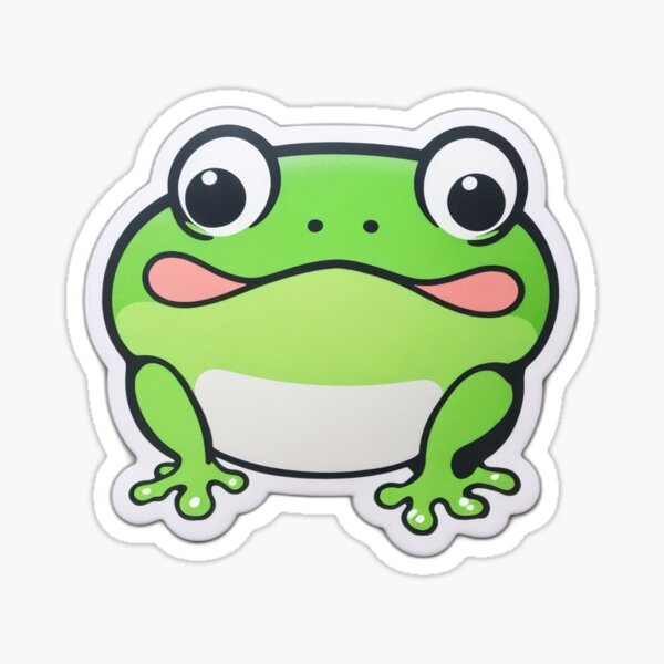 "Squishy frog sticker" Sticker for Sale by Greg7712 | Redbubble