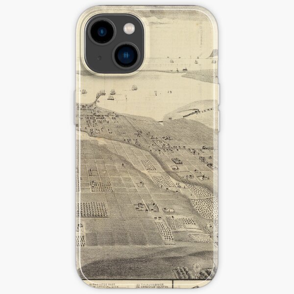 "Vintage Pictorial Map of San Deigo CA (1887)" iPhone Case for Sale by ...