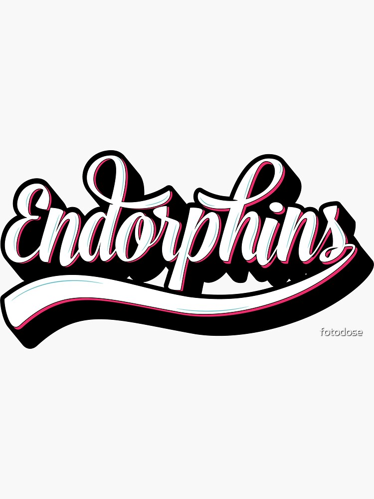 "Fitness motivation : Endorphins" Sticker by fotodose | Redbubble