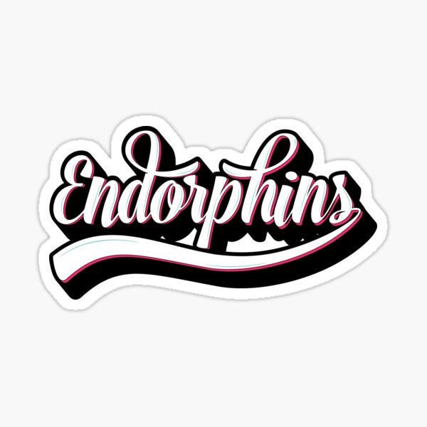 "Fitness motivation : Endorphins" Sticker by fotodose | Redbubble