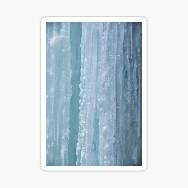 "As Cold As Ice" Sticker by Kasia-D | Redbubble