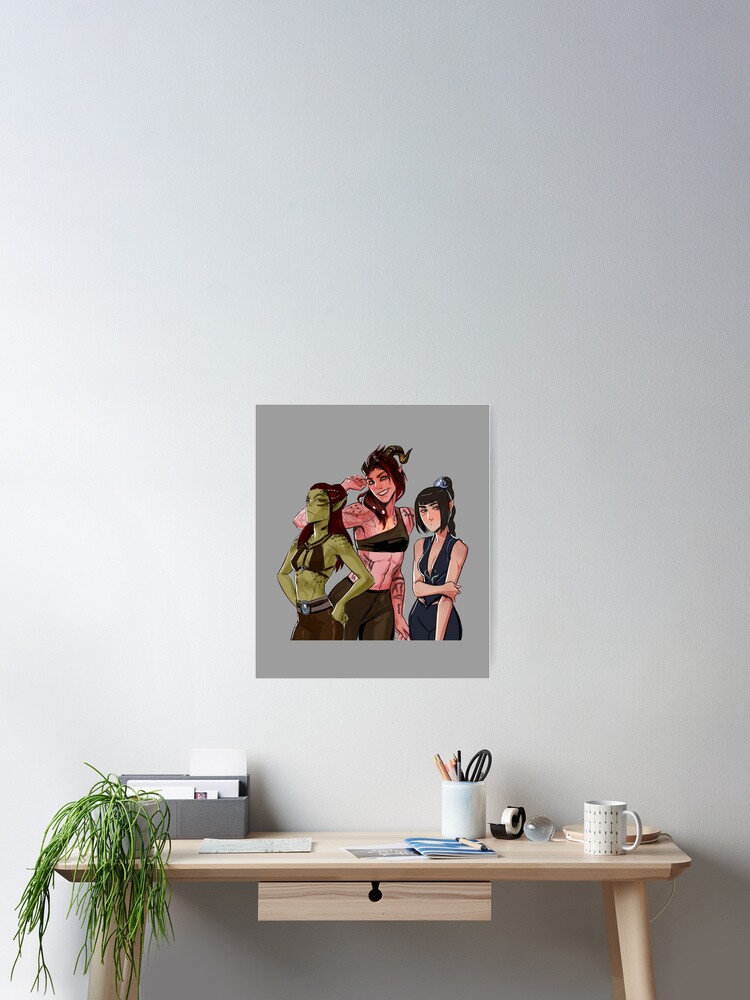 "Baldurs Gate 3 Karlach x Shadowheart x Laezel" Poster for Sale by ...