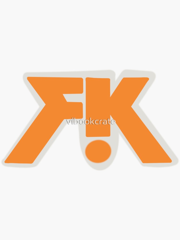 "FirstKhao Logo" Sticker for Sale by vibookcrate | Redbubble