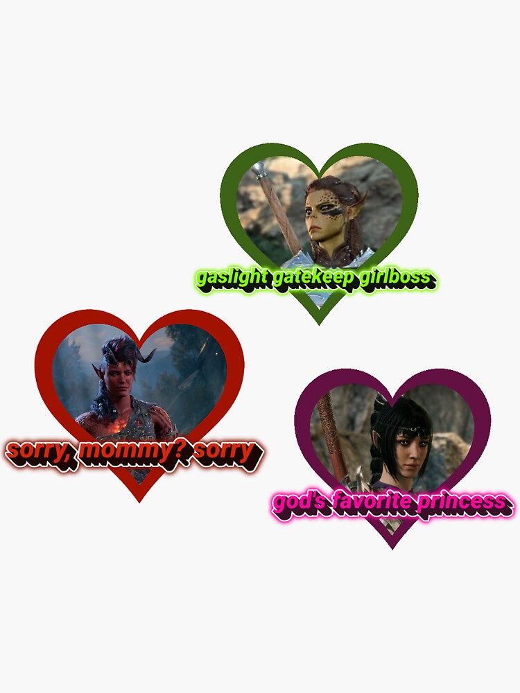 "bg3 sticker pack" Sticker for Sale by veronica1989 | Redbubble