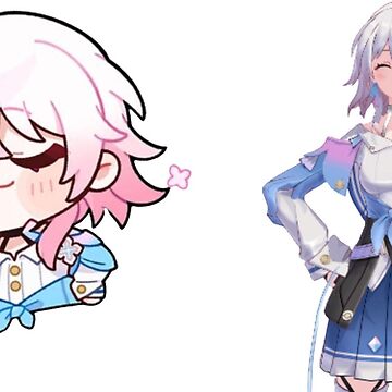 "Honkai Star Rail - March 7th" Sticker for Sale by FirstTimeArtist ...