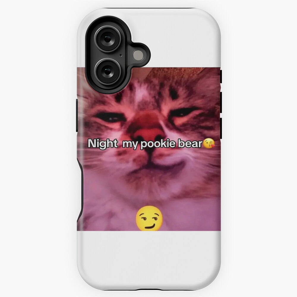 "Night my pookie bear ?" Sticker for Sale by LoveIsOnlyYours | Redbubble