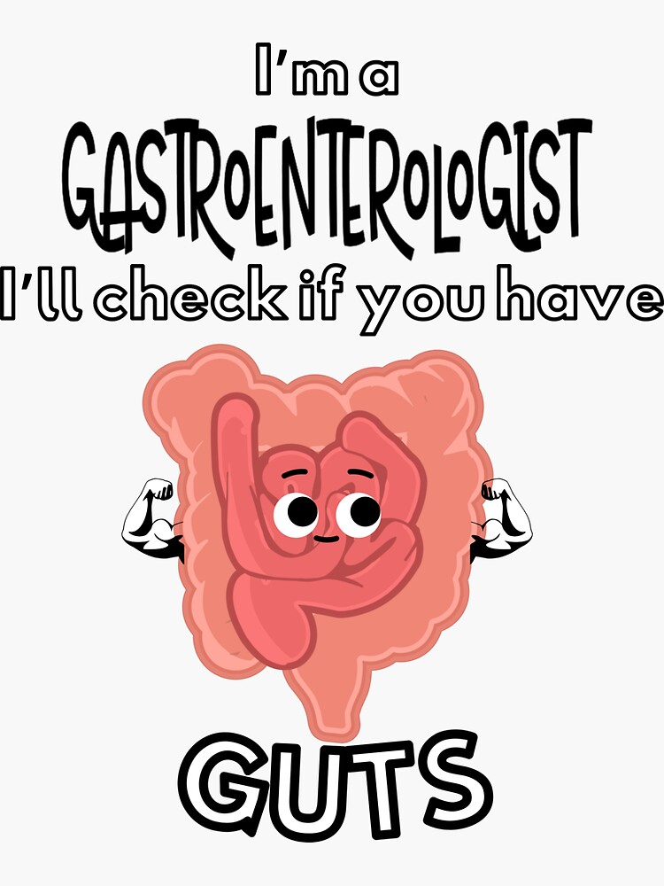 "Funny Gastroenterologist" Sticker for Sale by Lmbr-shop | Redbubble