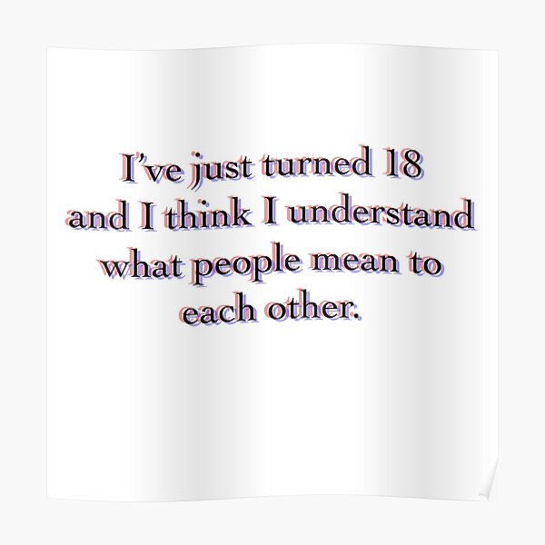 "teotfw" Poster by tuckerdotcom | Redbubble