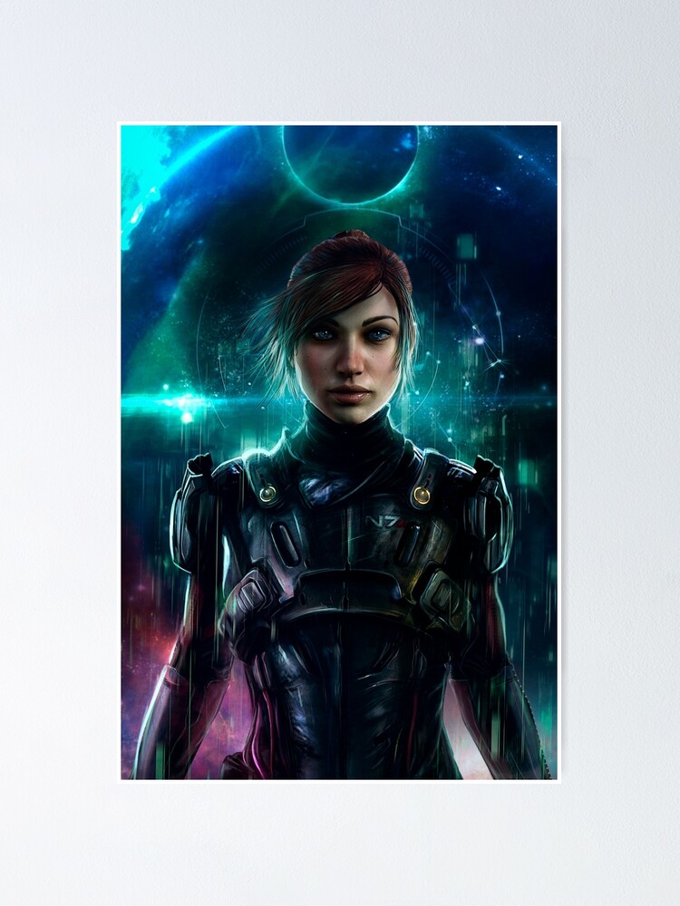 "Sara Ryder - Mass Effect Andromeda" Poster for Sale by hidricorubens ...