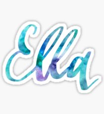 Ella Name Stickers | Redbubble
