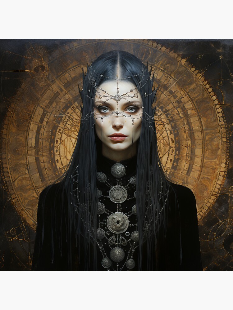 "Dark Portrait Series: Witches [Model 02]" Sticker for Sale by ...