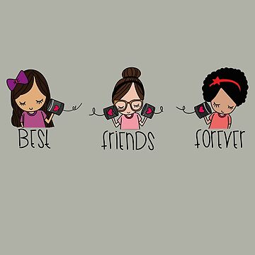 "Three friends" Sticker by Aleph-Mga | Redbubble