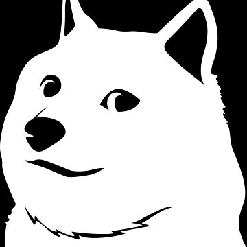 "Doge meme dog vector sticker" Sticker for Sale by ShopEasy9 | Redbubble