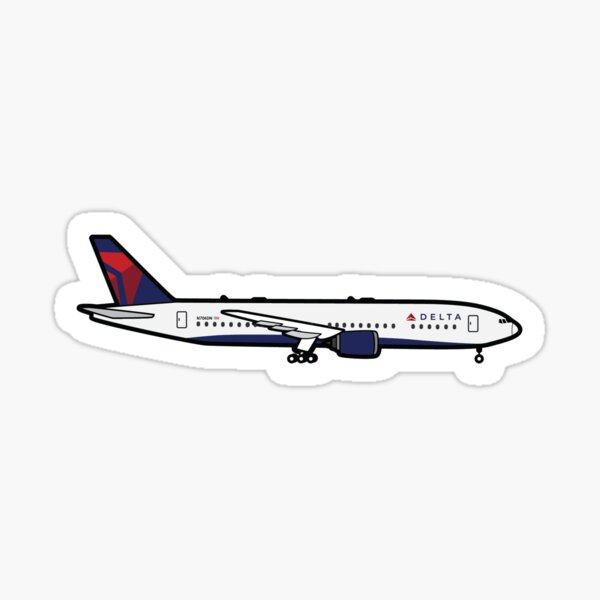 "Delta Air Lines Boeing 777" Sticker for Sale by PilotDecals | Redbubble