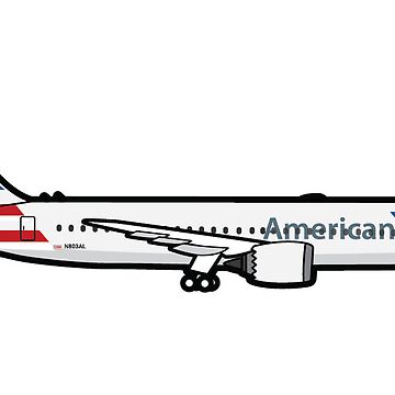 American Airlines Boeing 777 Sticker For Sale By Pilotdecals Redbubble