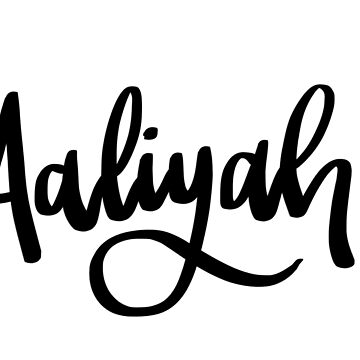 "Aaliyah" Poster for Sale by ellietography | Redbubble