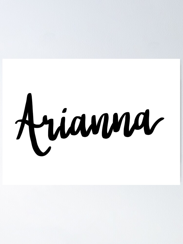 "Arianna" Poster for Sale by ellietography | Redbubble