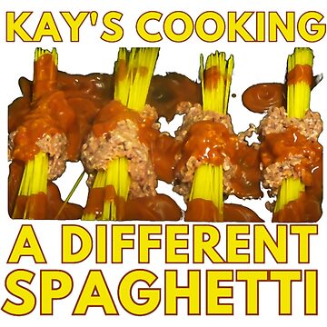 "Kay_s cooking a different spaghetti" Sticker for Sale by Neriege ...