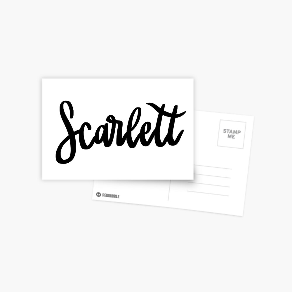 "Scarlett" Sticker for Sale by ellietography | Redbubble