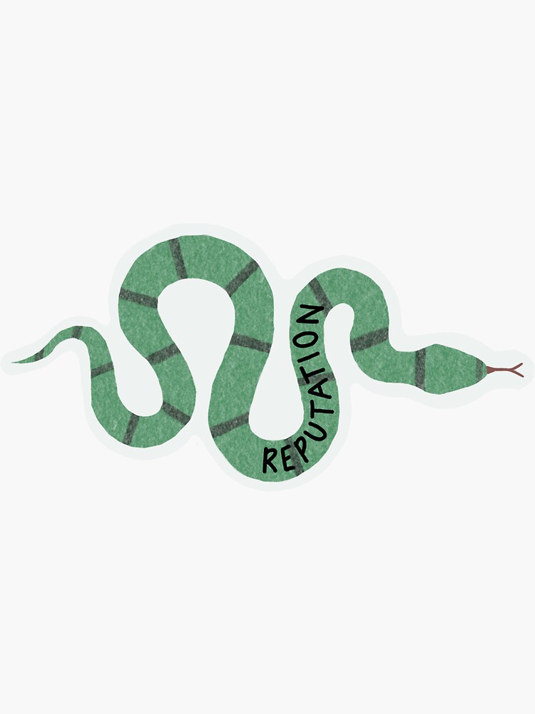 "Reputation Snake - Taylor Swift" Sticker for Sale by Lola Afford ...