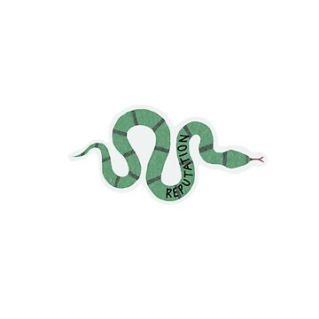 "Reputation Snake - Taylor Swift" Sticker for Sale by Lola Afford ...