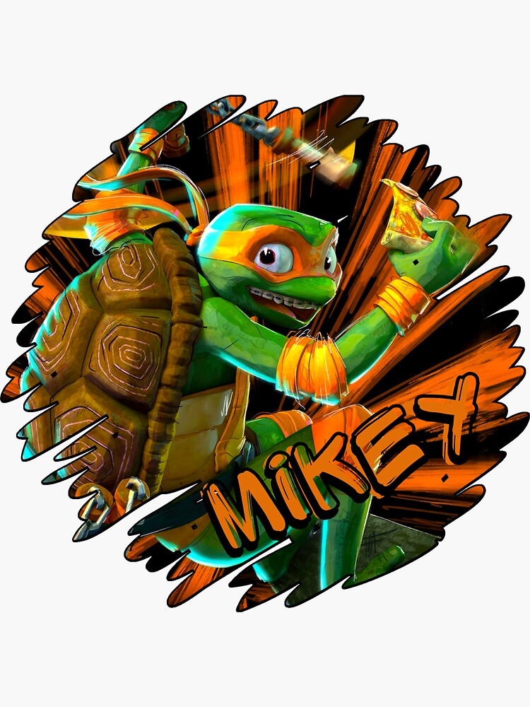 "TMNT Ninja Turtles Mutant Mayhem Mikey " Sticker for Sale by ...