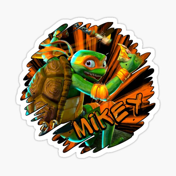 "TMNT Ninja Turtles Mutant Mayhem Mikey " Sticker for Sale by ...