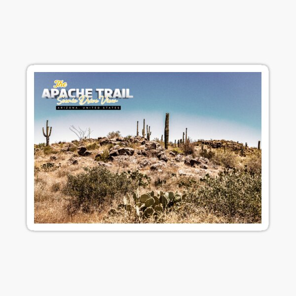 "Apache Trail Scenic Drive View" Sticker for Sale by GestaltImagery ...