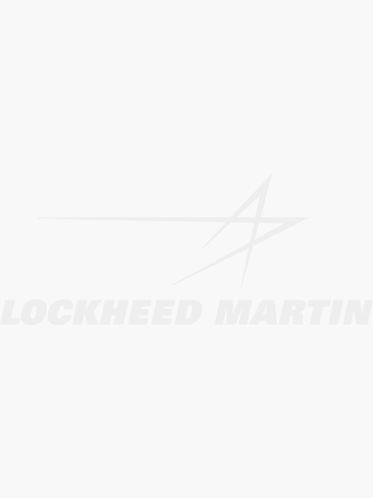 "lockheed martin" Sticker for Sale by Emilia O Trentino | Redbubble