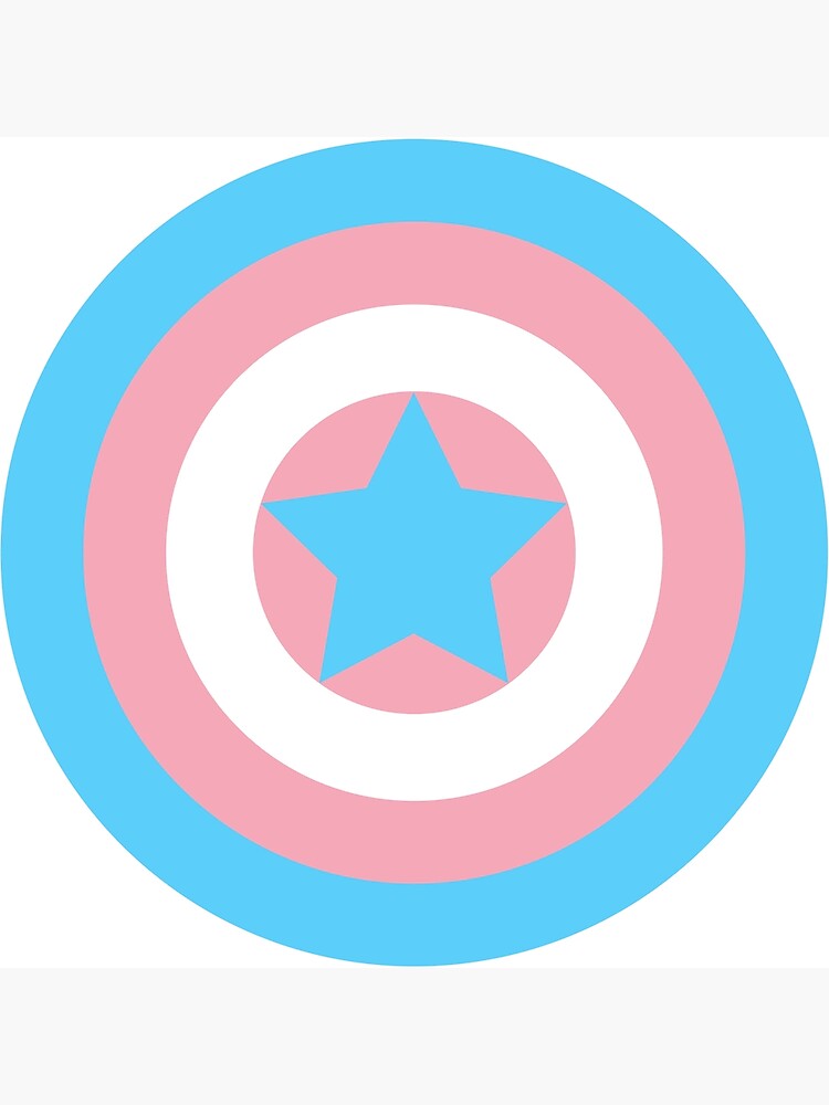 "Transgender Pride Shield" Poster for Sale by Queerevolt | Redbubble